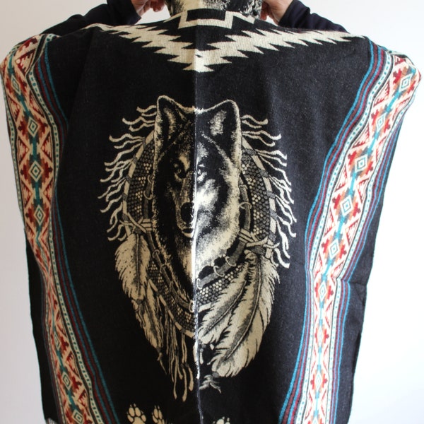 Poncho Jacket - Etsy