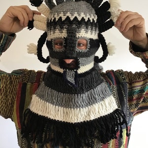 Face Mask,100% Wool,original From South America, Hand Crafted, Crazy ...