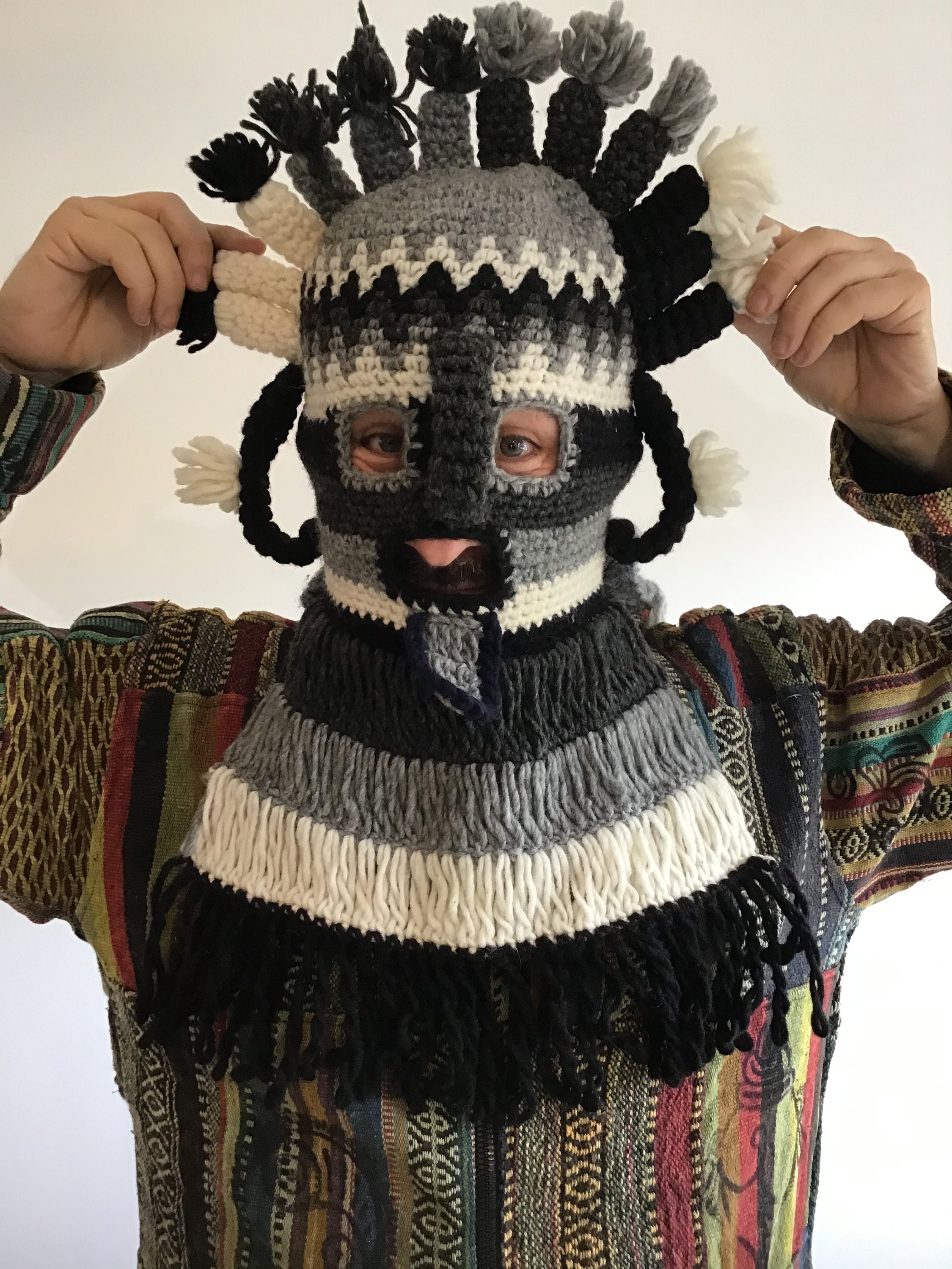Face Mask100% Wooloriginal From South America Hand Crafted - Etsy