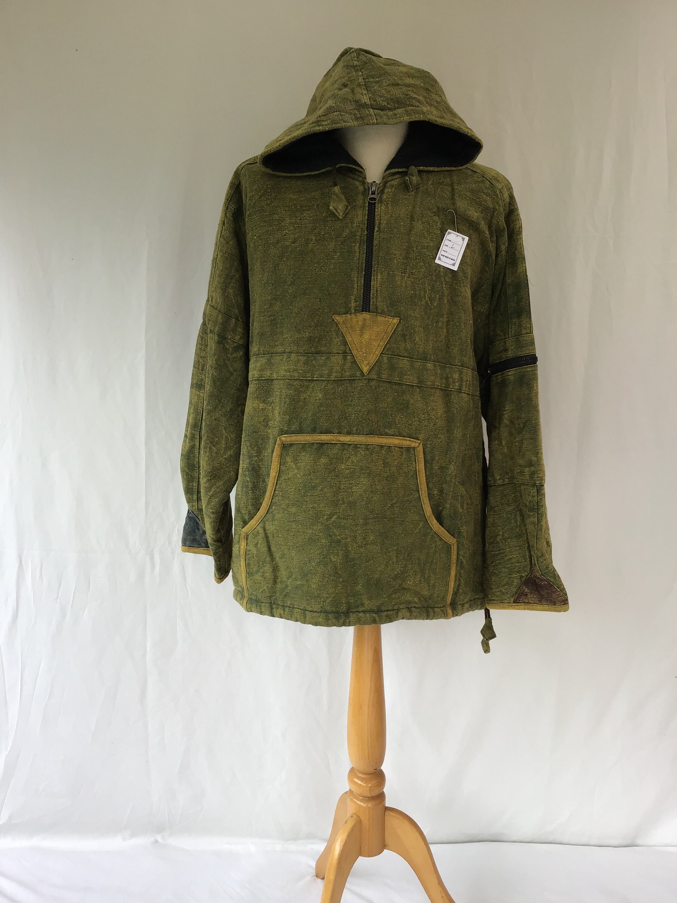 Big Sizes Fleece Lined Smock Style heavy Cotton Stone Wash - Etsy UK