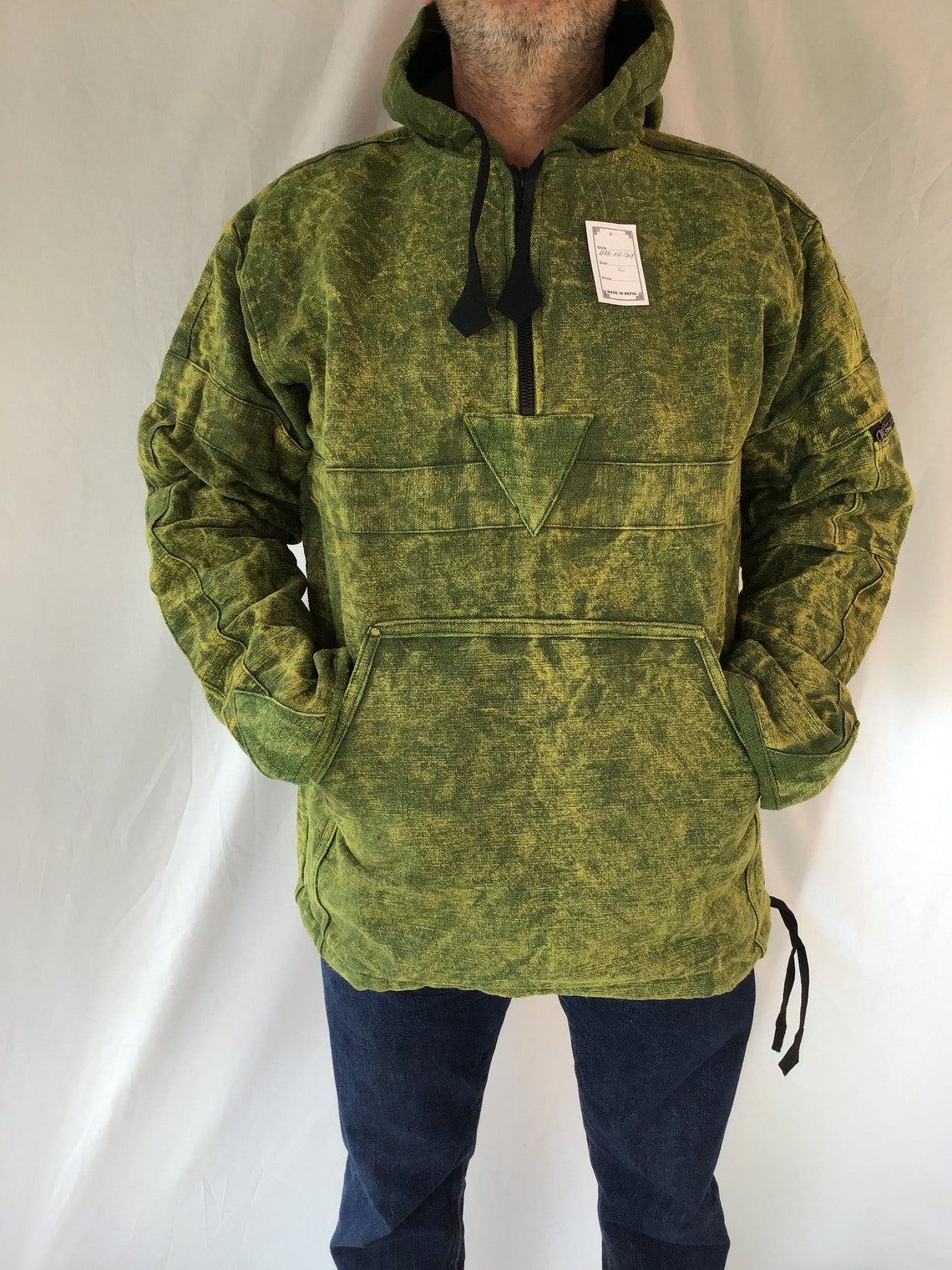 Fleece Lined smock Style heavy Cotton Hooded Street Wear - Etsy UK