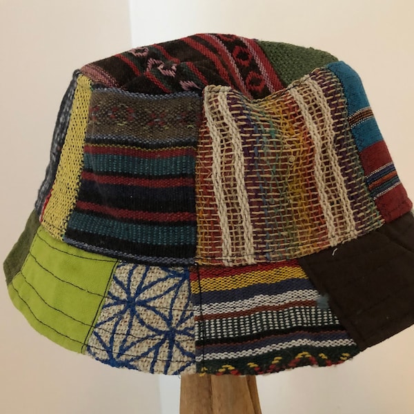 Patchwork Bucket Hat - Etsy