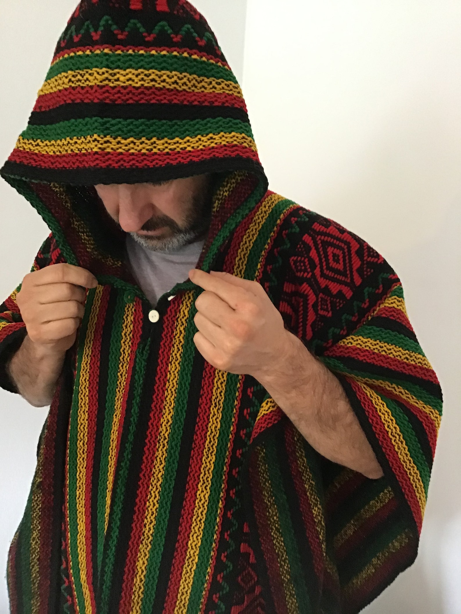 Rasta Striped SHEEP Wool mens unisex original south - Etsy