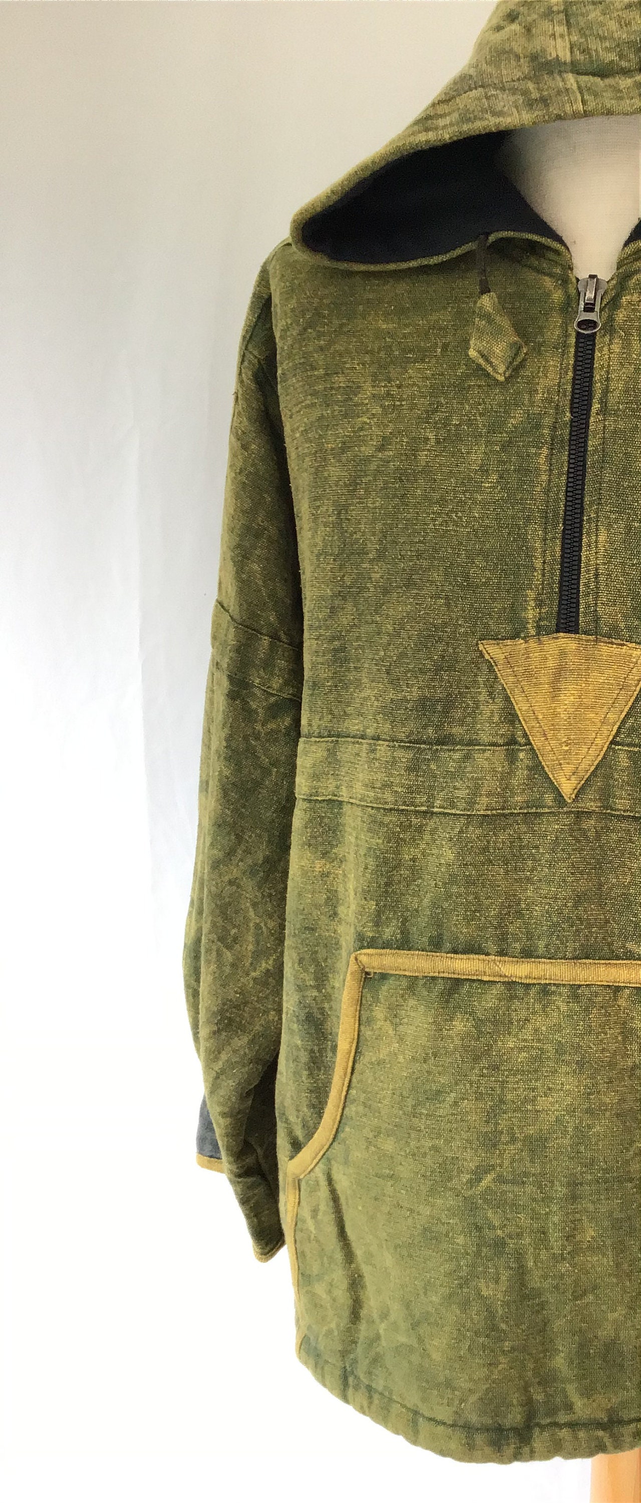 Big Sizes Fleece Lined Smock Style heavy Cotton Stone Wash - Etsy UK