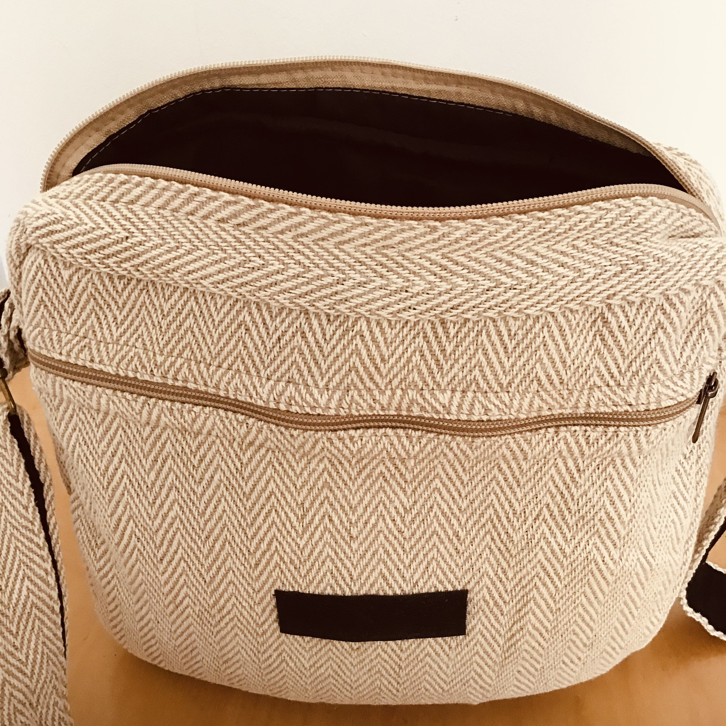 Hemp & Cotton Messenger Bag Eco Friendly Ethnic Laptop | Etsy