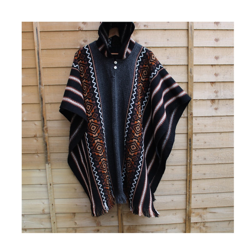 Mens Poncho - Etsy