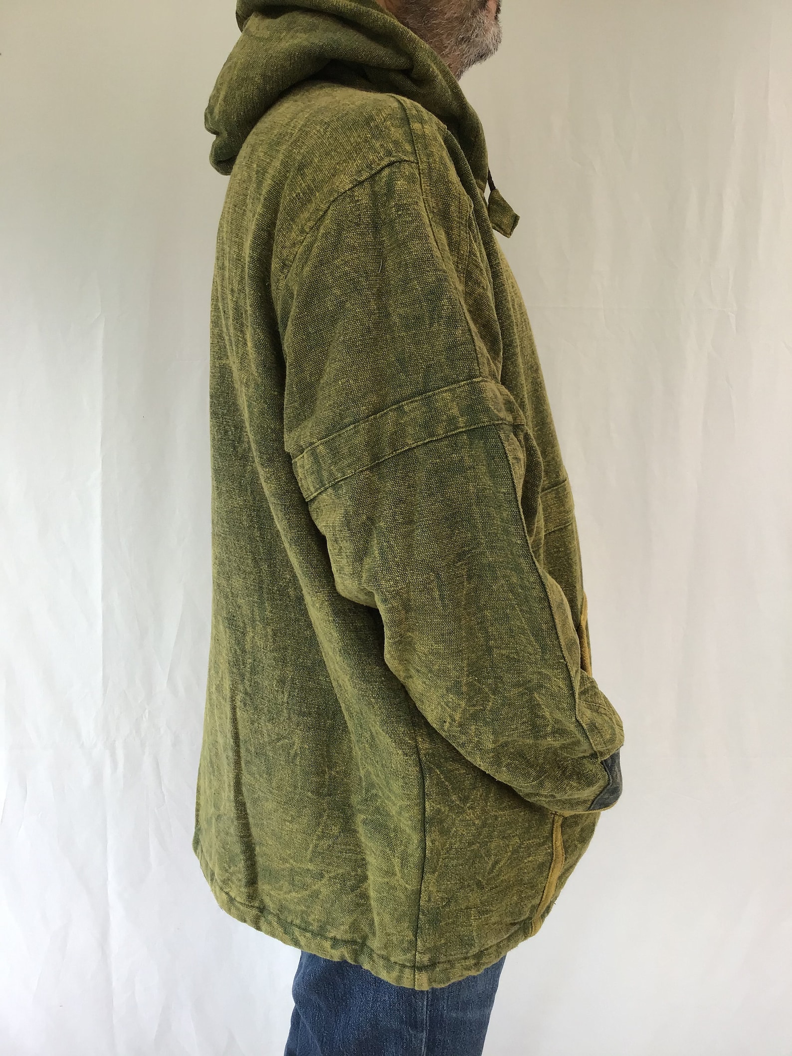 Big Sizes Fleece Lined Smock Style heavy Cotton Stone Wash - Etsy UK