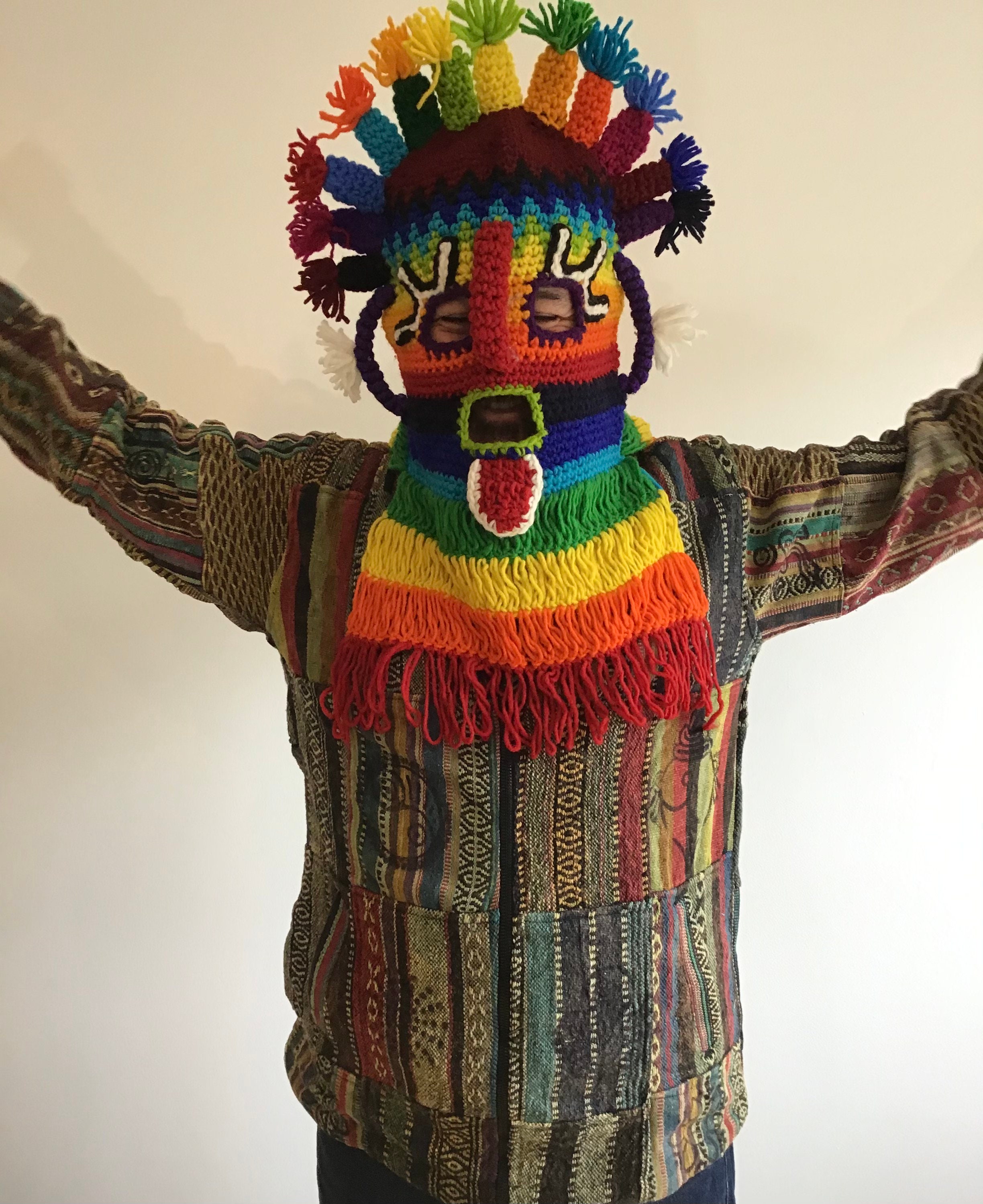 Face Mask100% Wooloriginal From South America Hand Crafted - Etsy