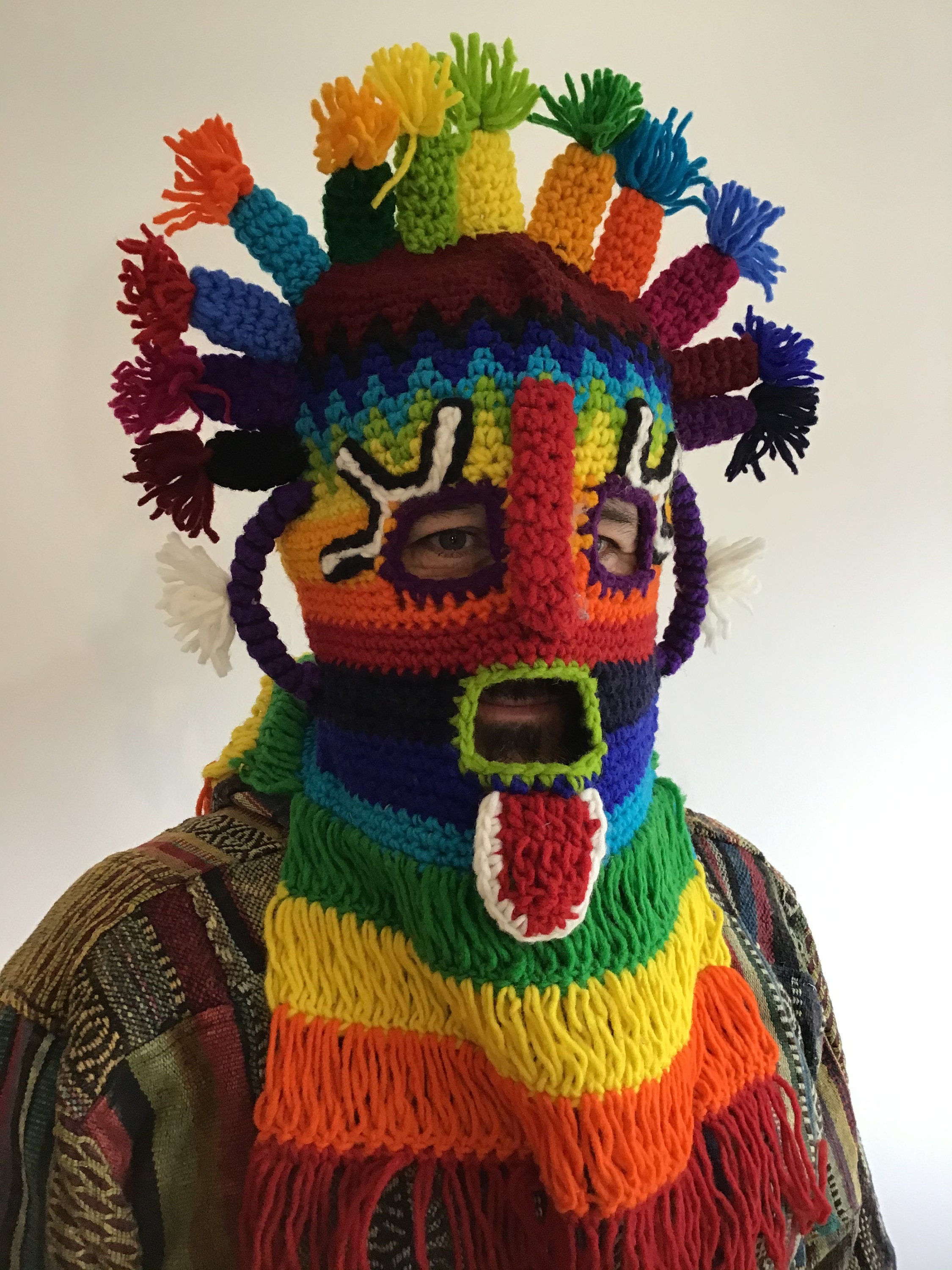 Face Mask100% Wooloriginal From South America Hand Crafted - Etsy