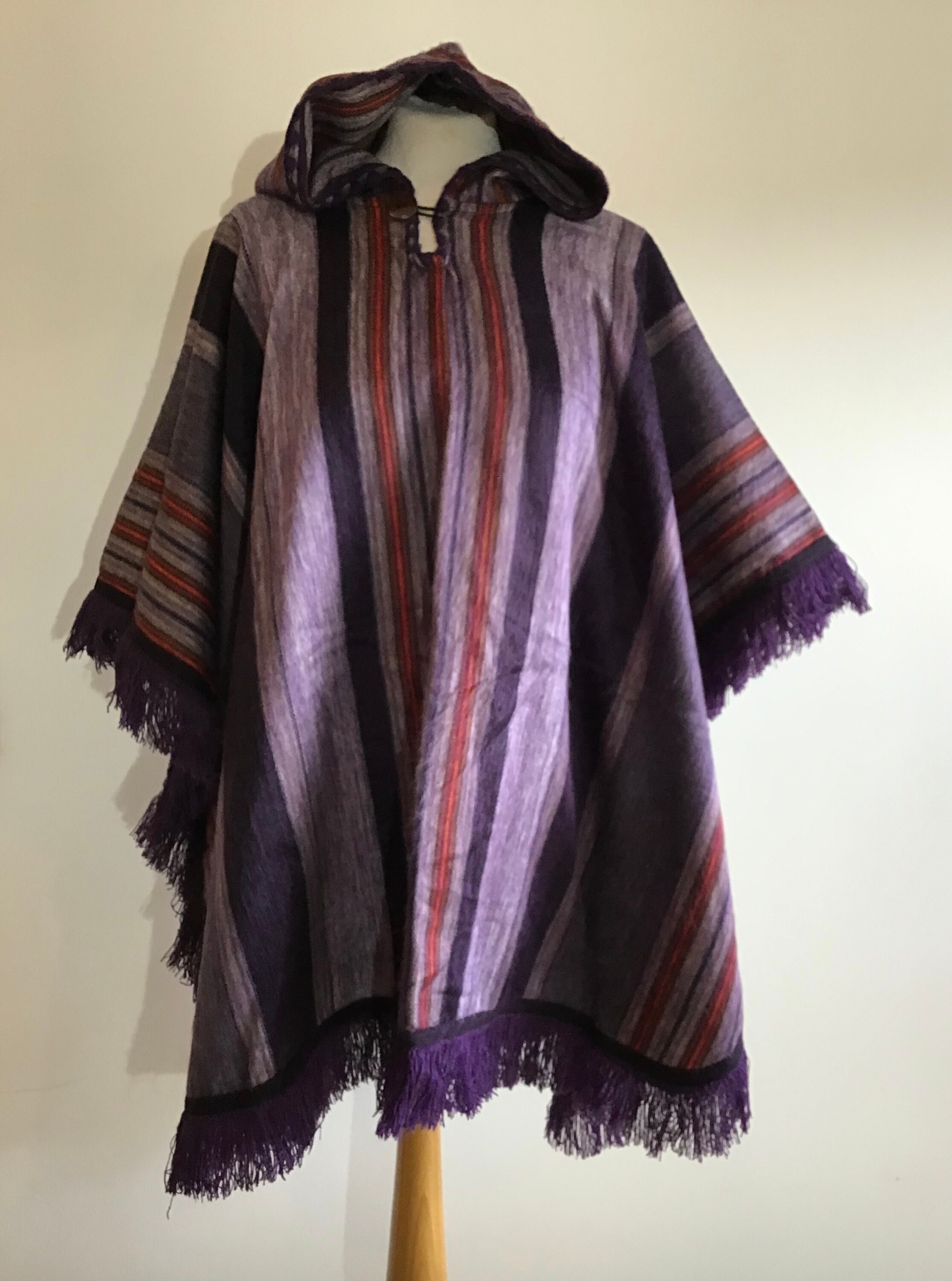 SOFT Llama Wool / Alpaca Cape Hooded Original South American SOFT Llama Wool / Alpaca Cape Hooded Original South American