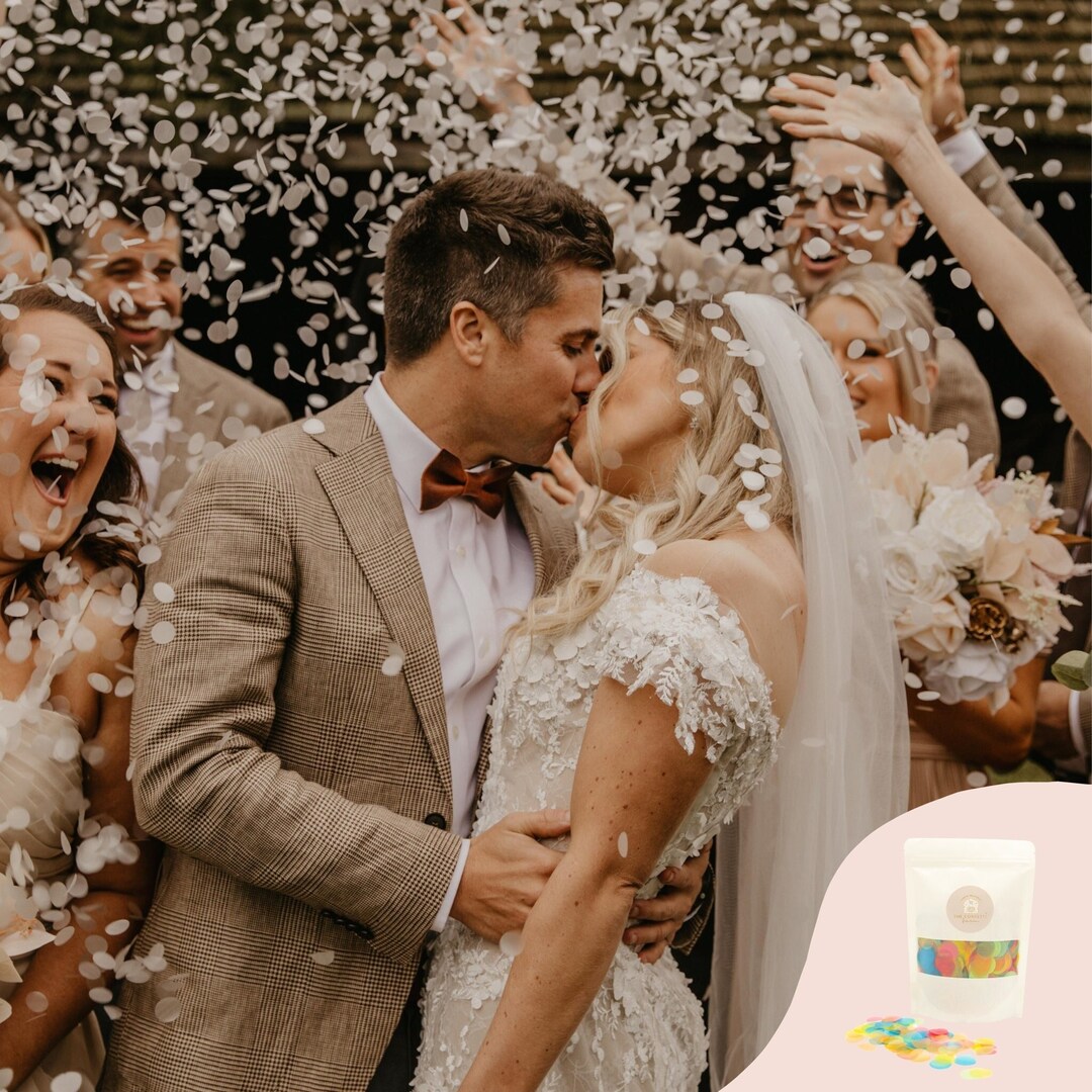 Biodegradable Wedding Confetti: Rice Paper Circle Confetti for Events ...