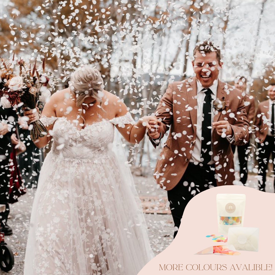 Biodegradable Wedding Confetti Kit | Translucent Envelopes With ...