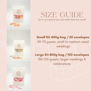 Biodegradable Wedding Confetti Kit | Translucent Envelopes With ...