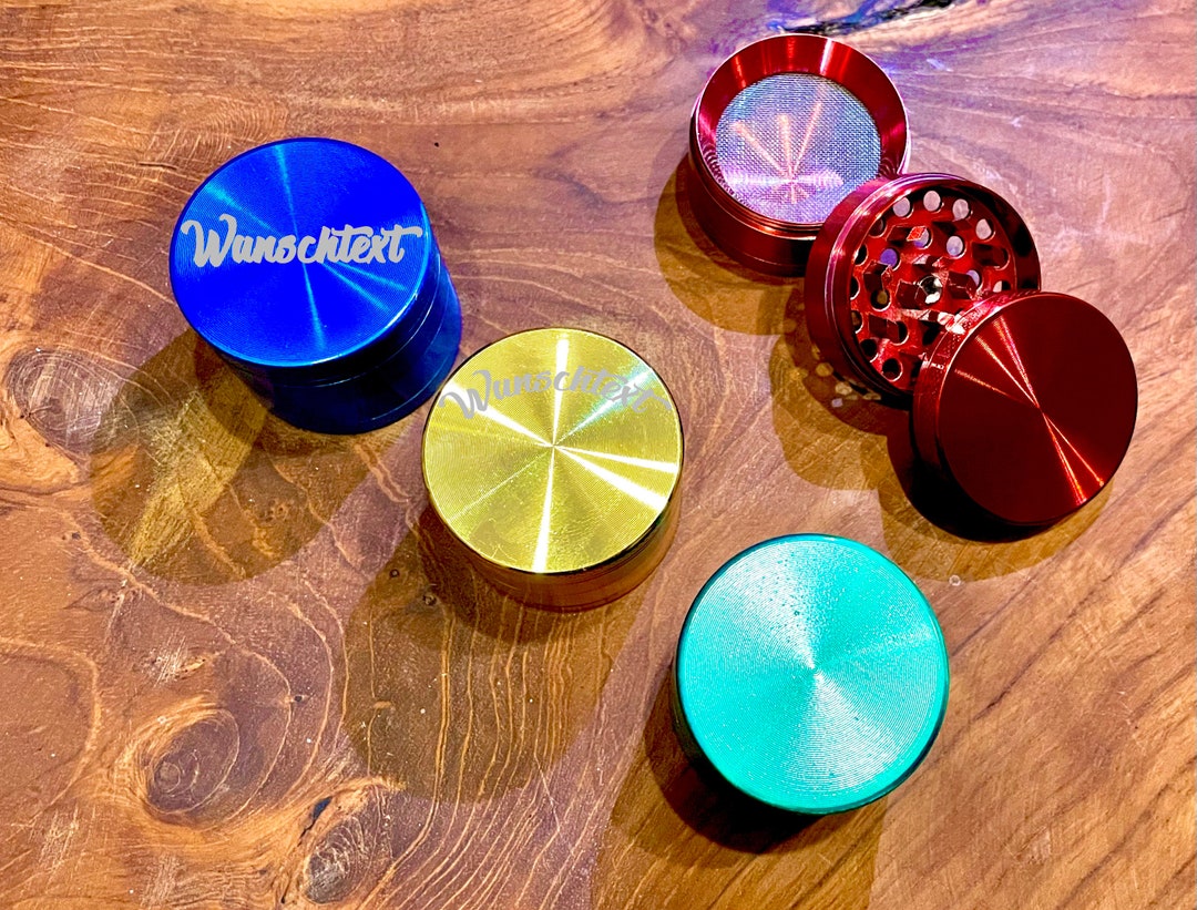 Grinder With Laser Engraving 5 Piece Grinder Personalized / Perfect for ...