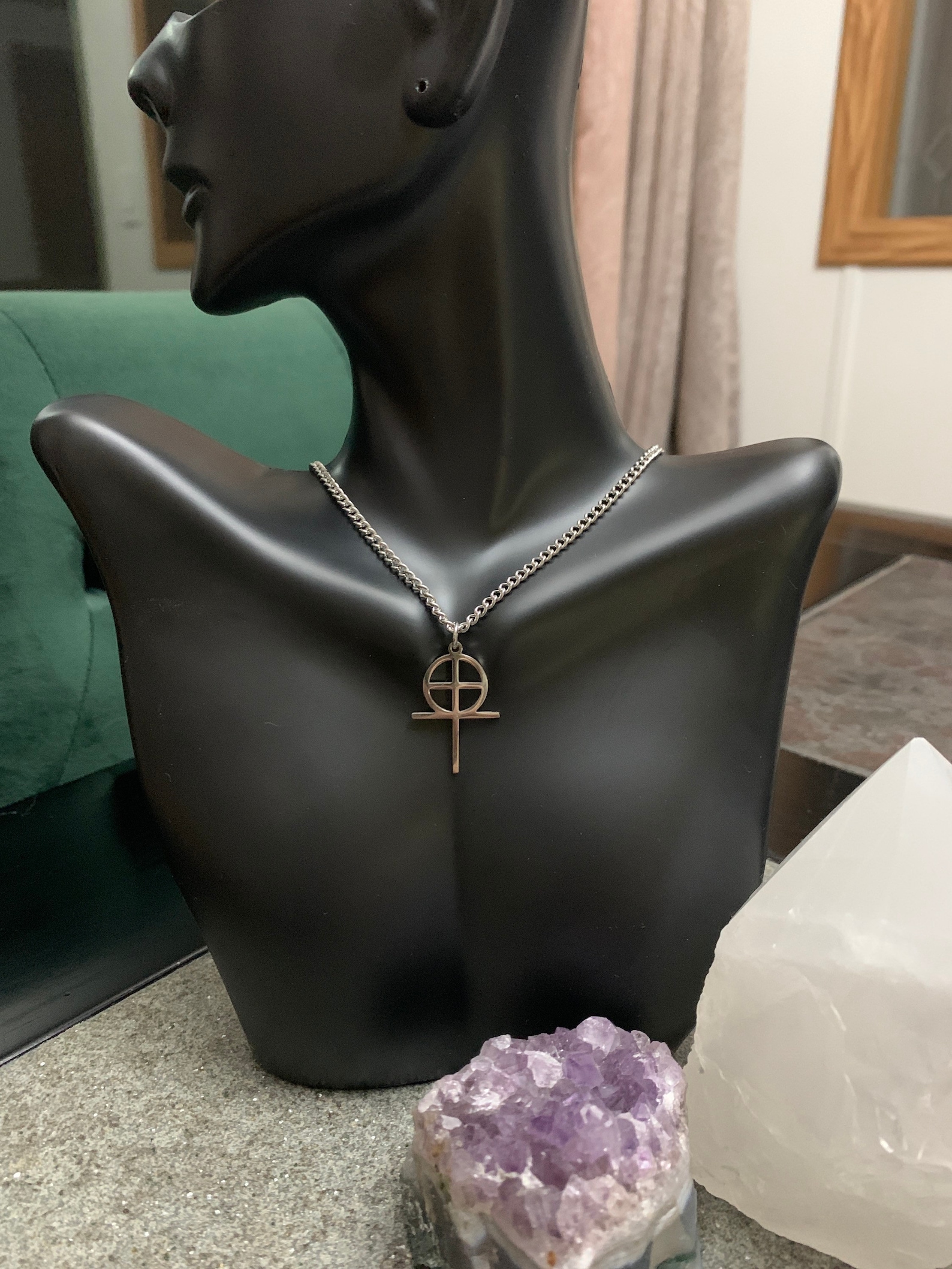 Gnostic Cross Necklacependant Gnosticism Jewelry Gnostic - Etsy