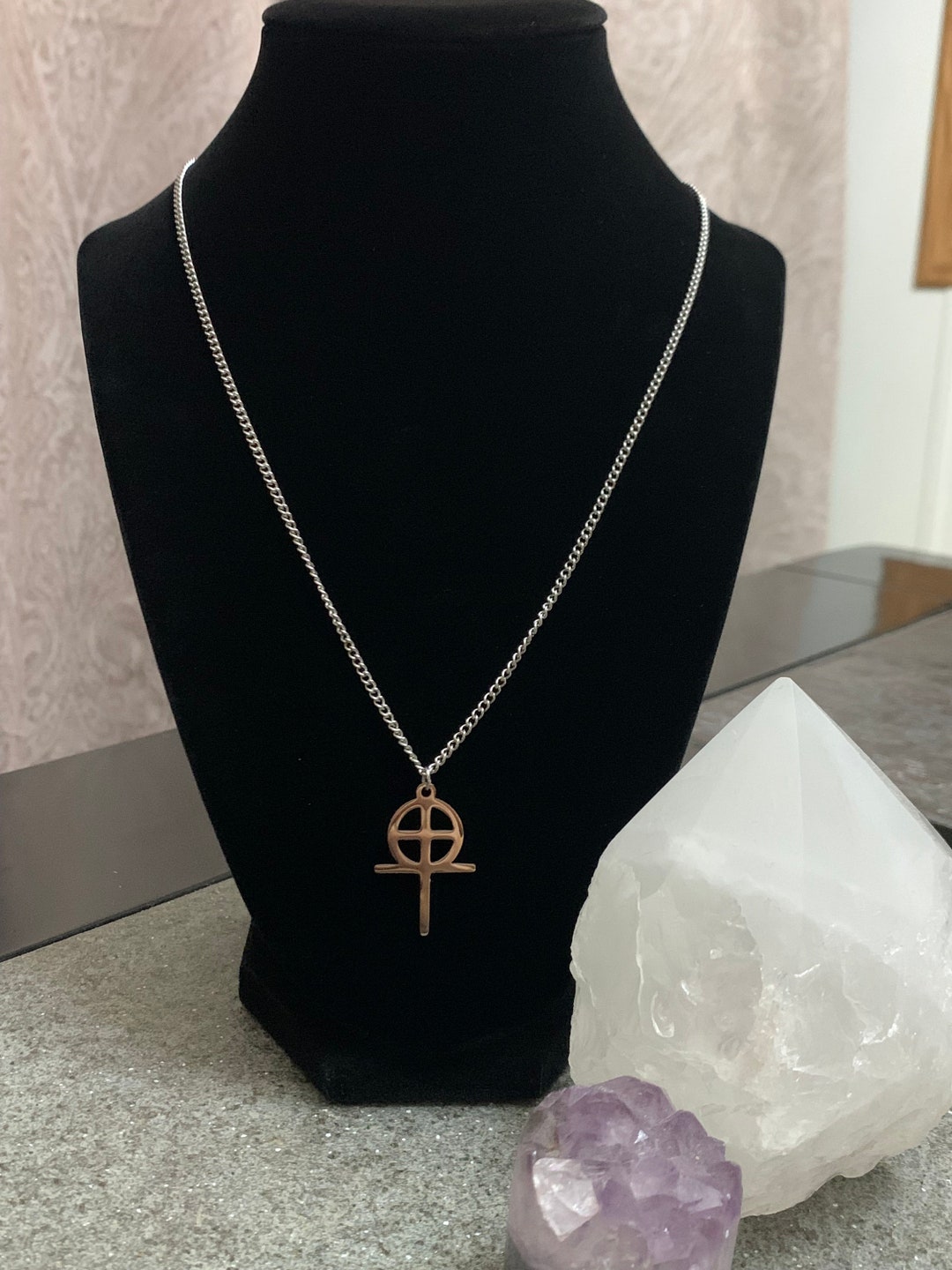 Gnostic Cross Necklace,pendant, Gnosticism Jewelry, Gnostic Talisman ...