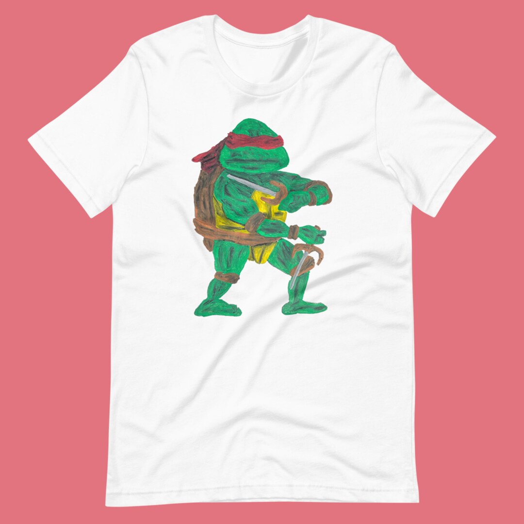 Raphael Teenage Mutant Ninja Turtles Original Painting Team T Shirt ...