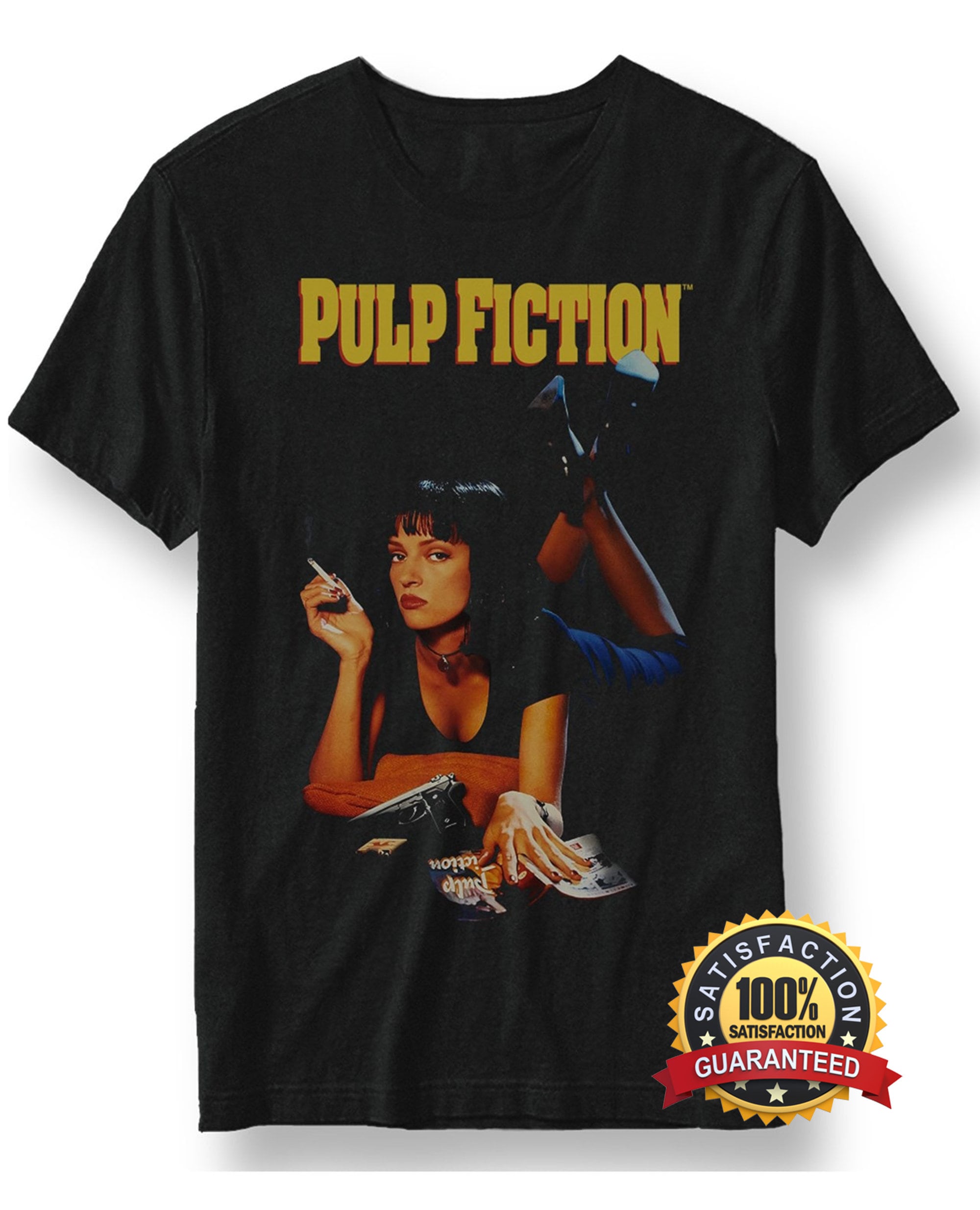 Pulp Fiction Shirt Pulp Fiction Tee Uma Thurman T Shirt Men | Etsy