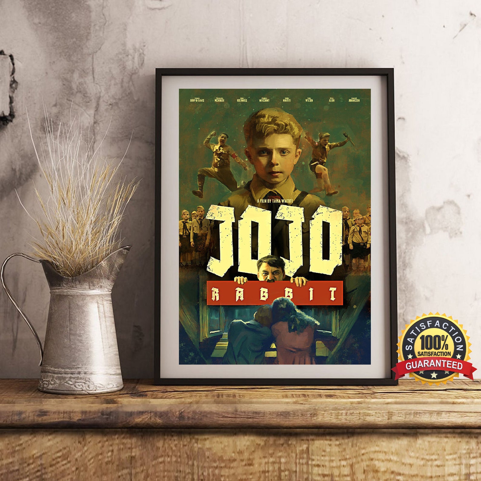 Jojo Rabbit Movie Poster Jojo Rabbit 2019 Print Home of the | Etsy