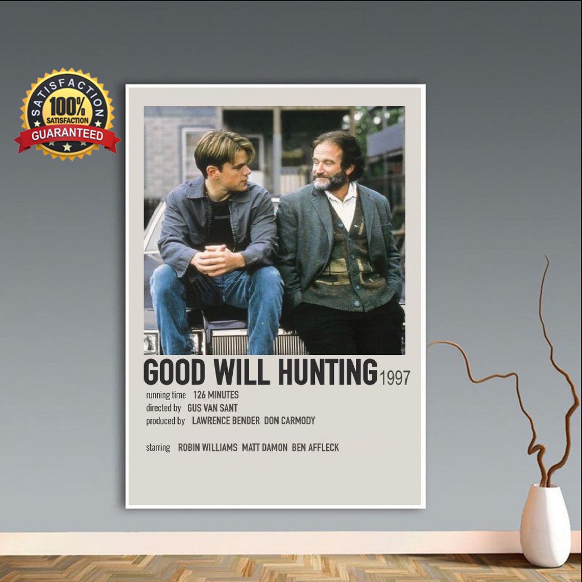 Good Will Hunting Movie Poster Minimalist Movie Poster Good | Etsy