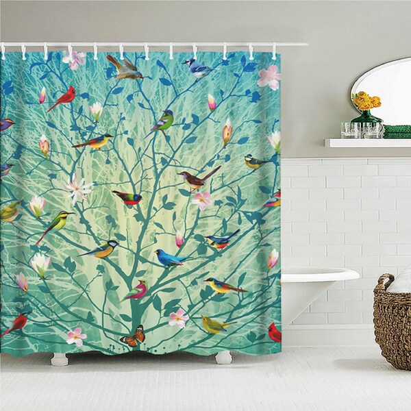 Bird Shower Curtain - Etsy