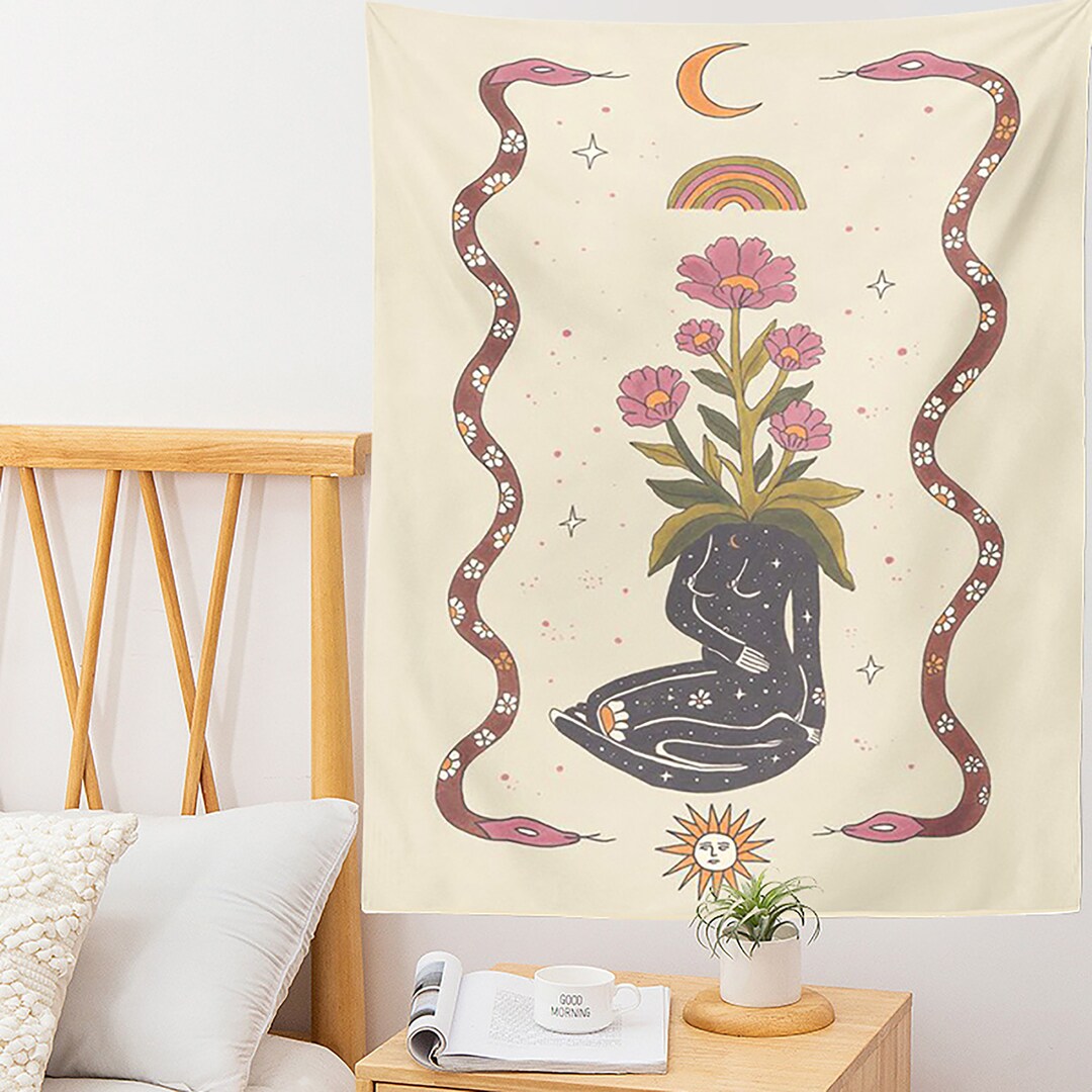 Abstract Art Tapestry Tapestry of Women's Body Art - Etsy