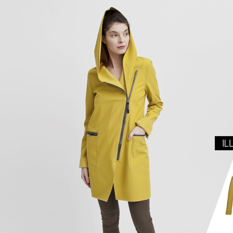 Asymmetrical Coat - Etsy