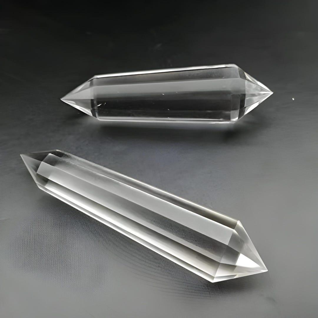 Real Authentic 24 Sided Himalayan Crystal Vogel Wand | High-vibration ...