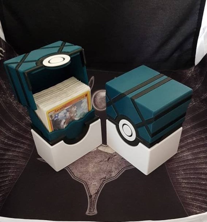 Pokemon Net Ball Deck Box with Magnetic locking | Etsy