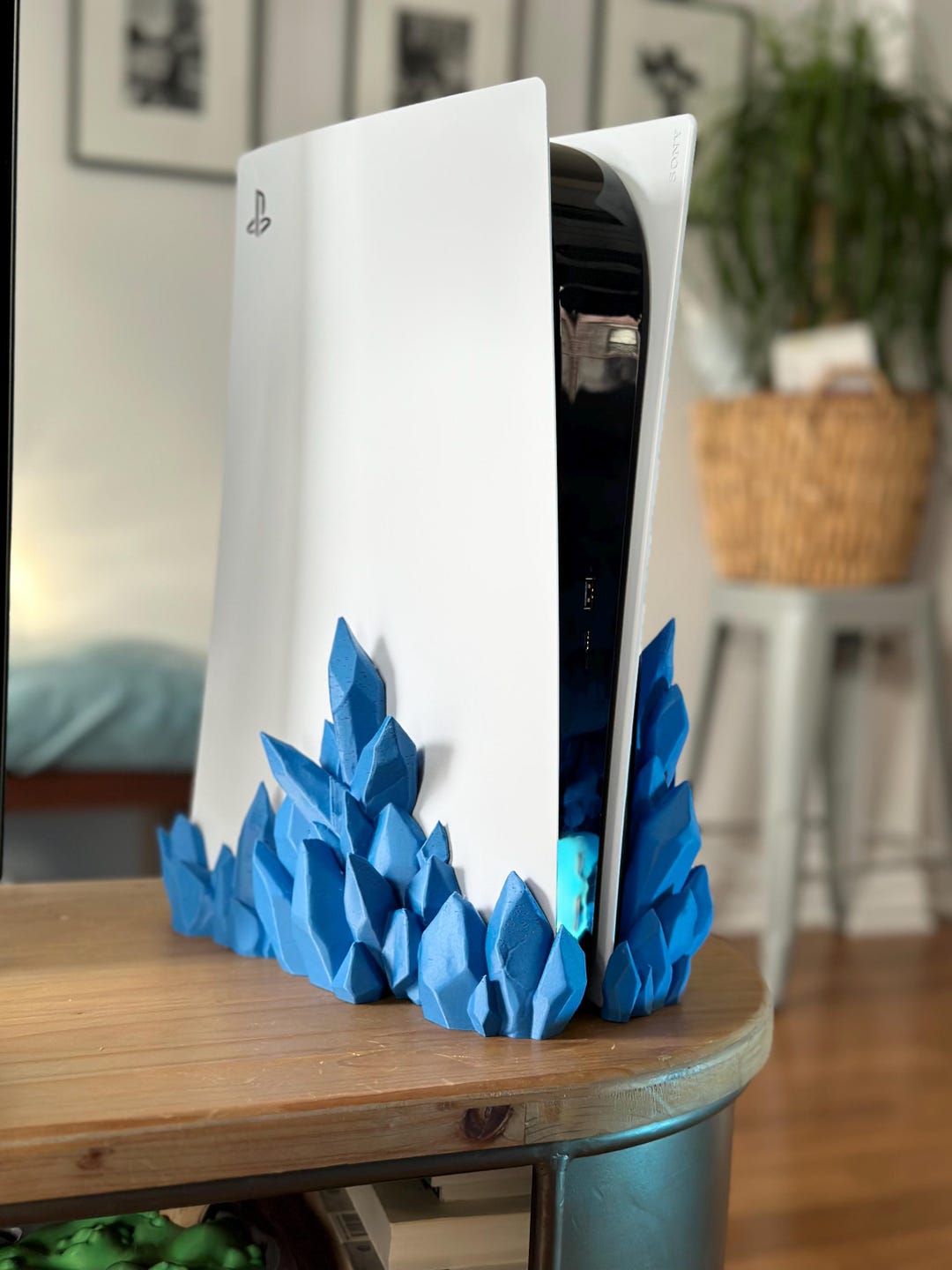 3D Printed PS5 Disc Dock | Crystal Console Display Stand - Etsy