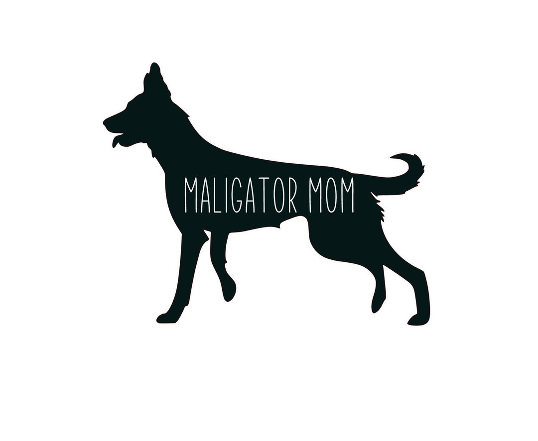 Belgian Malinois Mom Decal: 'maligator Mom' Bumper Sticker - Etsy