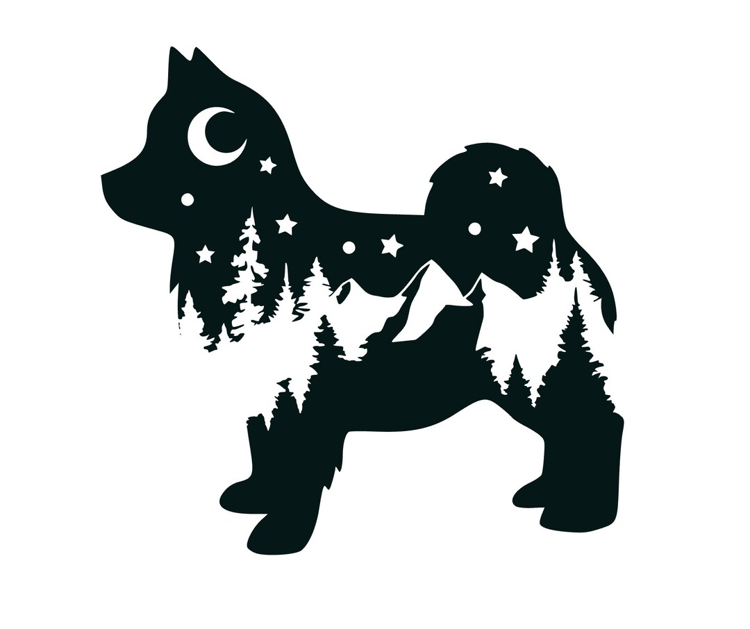 Adventure Pomsky Decal, Pomsky Nature Bumper Sticker, Dog Sticker ...