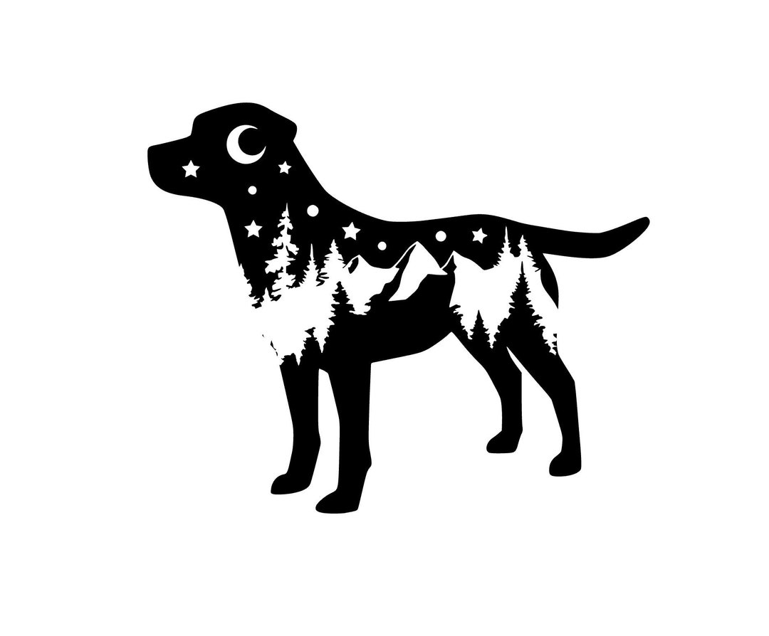 Labrador Retriever Decal, Adventure Retriever, Lab Bumper Sticker, Dog ...