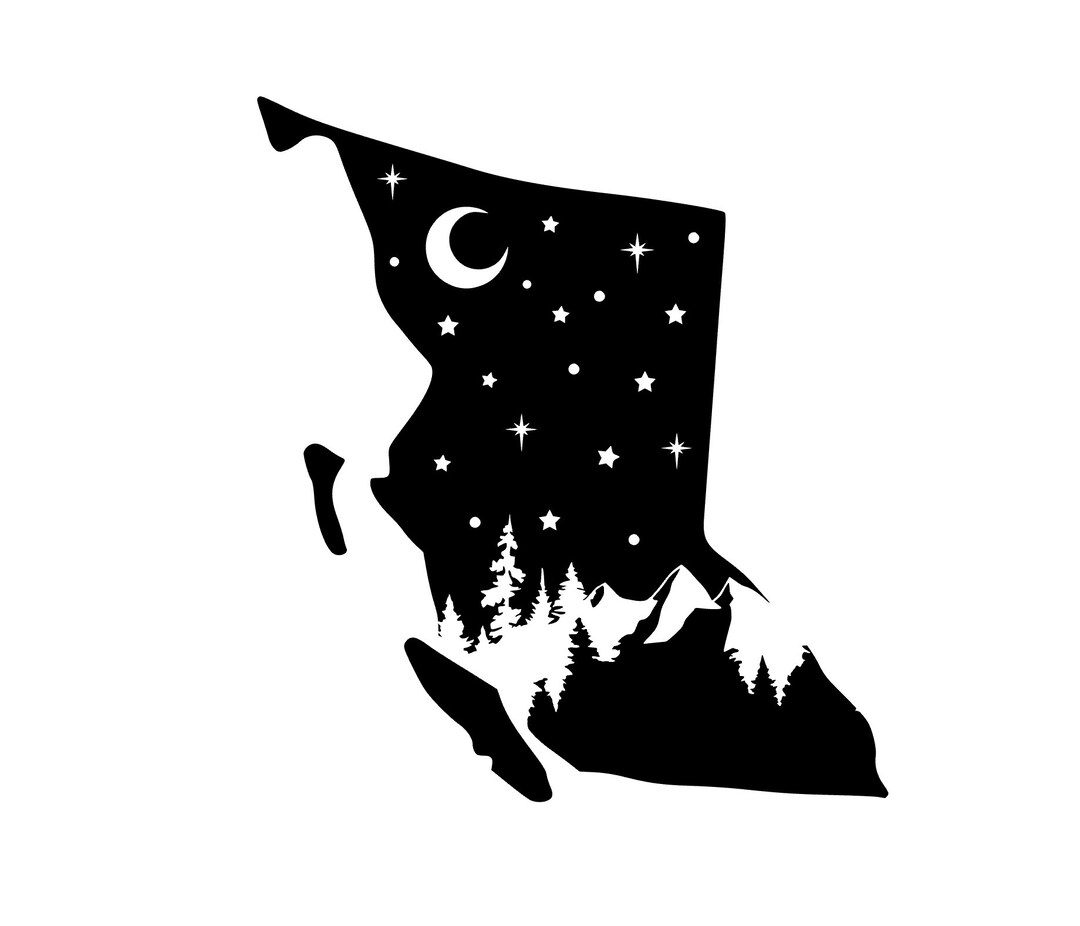 British Columbia Canada Decal, Adventure BC Sticker, Canadian Decal ...