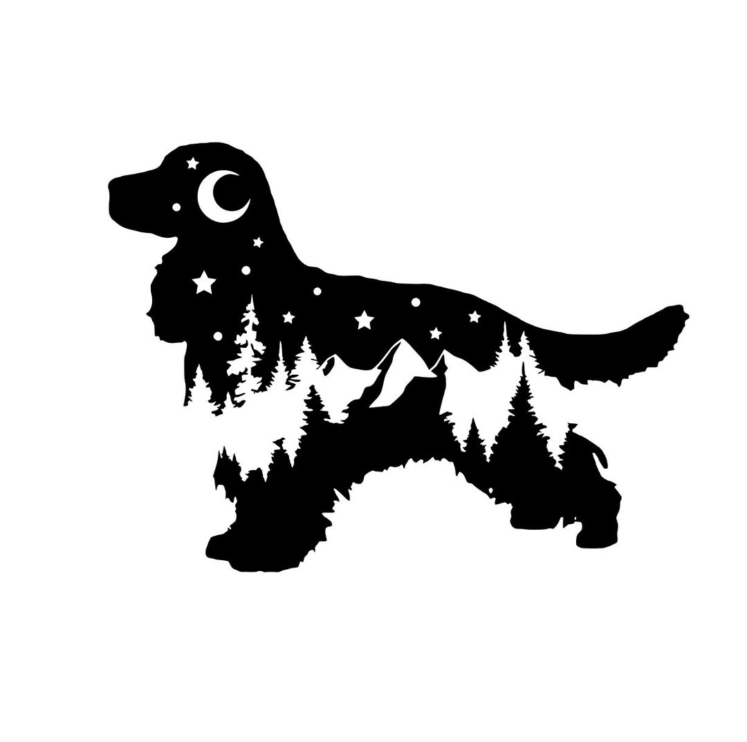 Cocker Spaniel Adventure Decal: Nature Dog Bumper Sticker - Etsy