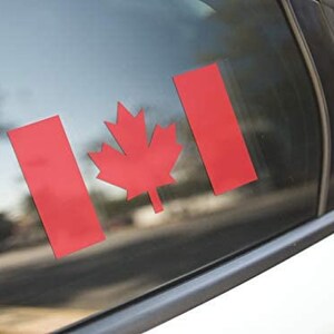 Canadian Flag Decal, Military Canadian Bumper Sticker, PNW Sticker ...