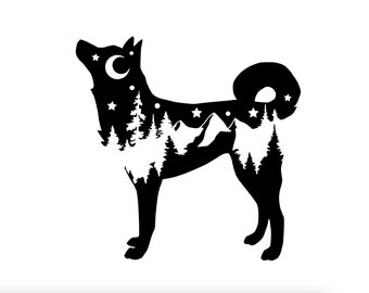Jindo Dog Statue - Etsy