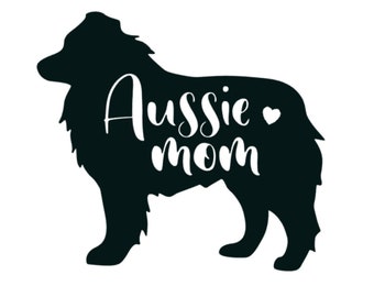 Aussie Little Heart Window Decal Australian Shepherd Sticker - Etsy