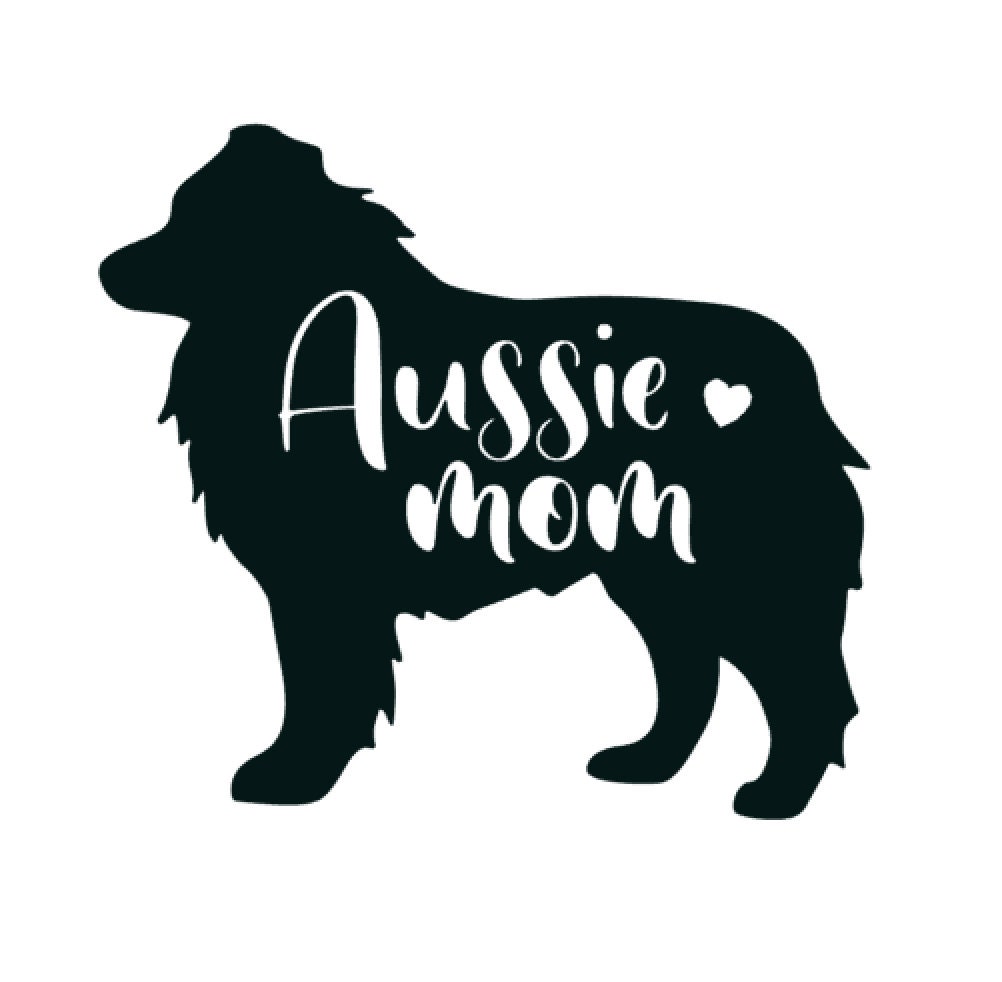 Aussie Dog Mom Decal Aussie Mom Bumper Sticker Dog Mom Dog | Etsy