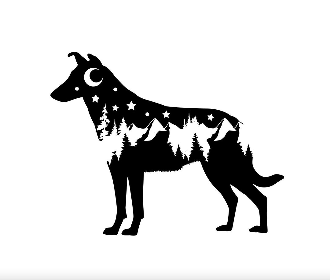 Adventure Smooth Collie Decal, Collie Nature Bumper Sticker, Dog ...