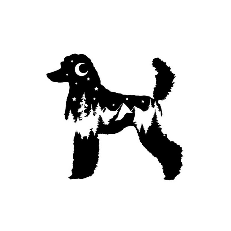 Poodle Decal - Etsy