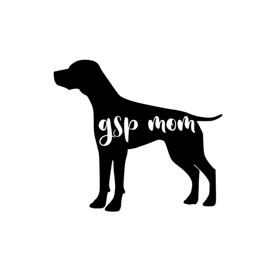 Pointer Mom Decal, GSP Hunting Dog Sticker, German Short Hair Pointer ...