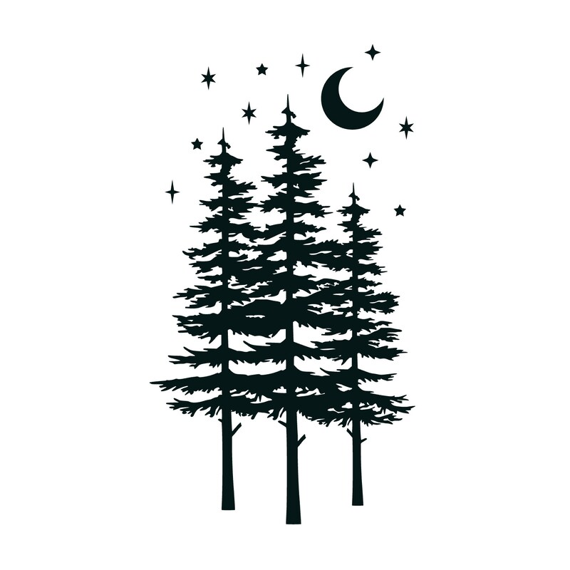 Forest Decal - Etsy