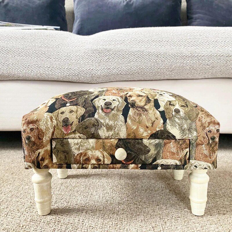 Wooden Footstool - Etsy