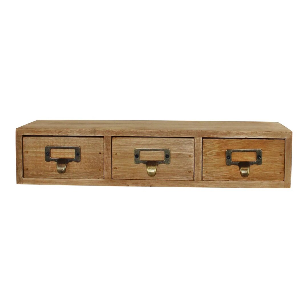 Multi Drawer Wooden Storage Organiser Units With Metal Handles ...