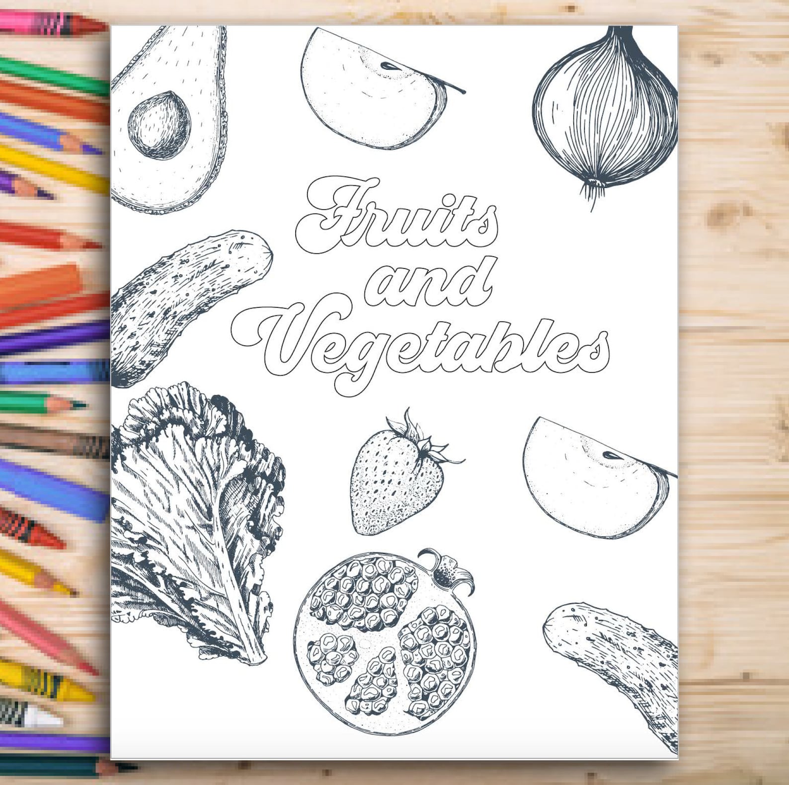 Coloring Recipe Book Printable Coloring Pages Adult Coloring Pages ...