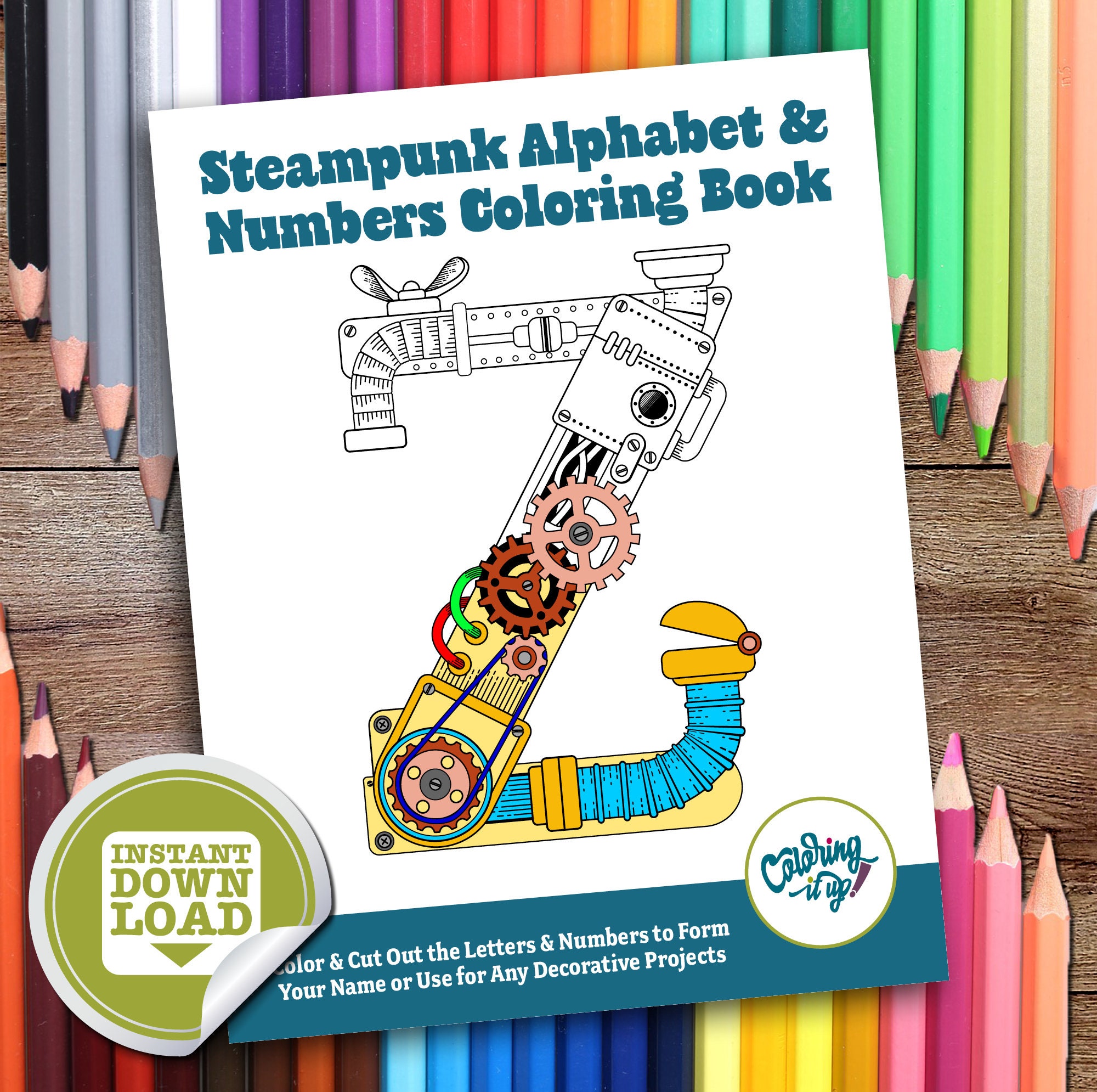 Steampunk Alphabet Book