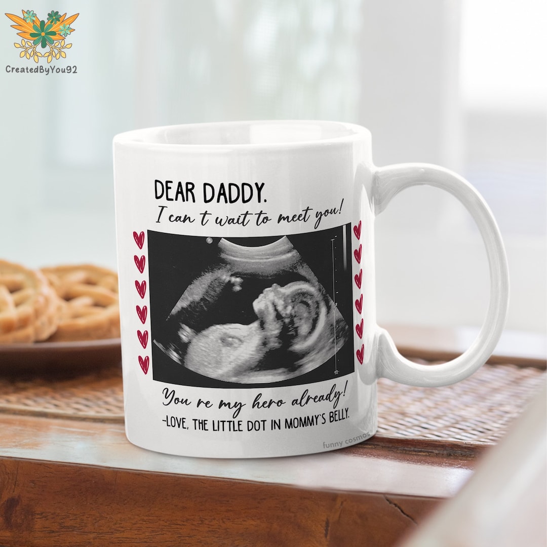 Ultrasound Mug Pregnancy Announcement to Husband Tasse En Céramique ...