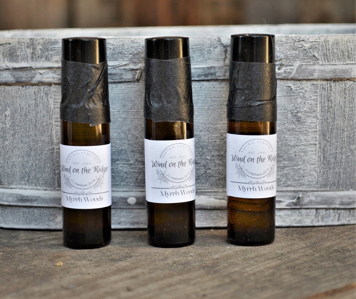 Natural Perfume Oil Wind on the Ridge's myrrh Woods 100% Natural ...