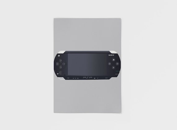 Sony PSP Playstation Portable 2004 Gaming Console Poster | Etsy